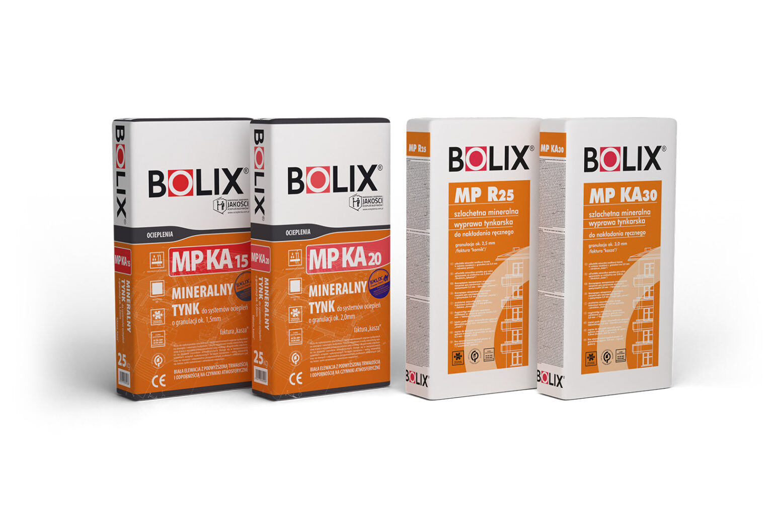 Tynki zewnętrzne elewacyjne | BOLIX
